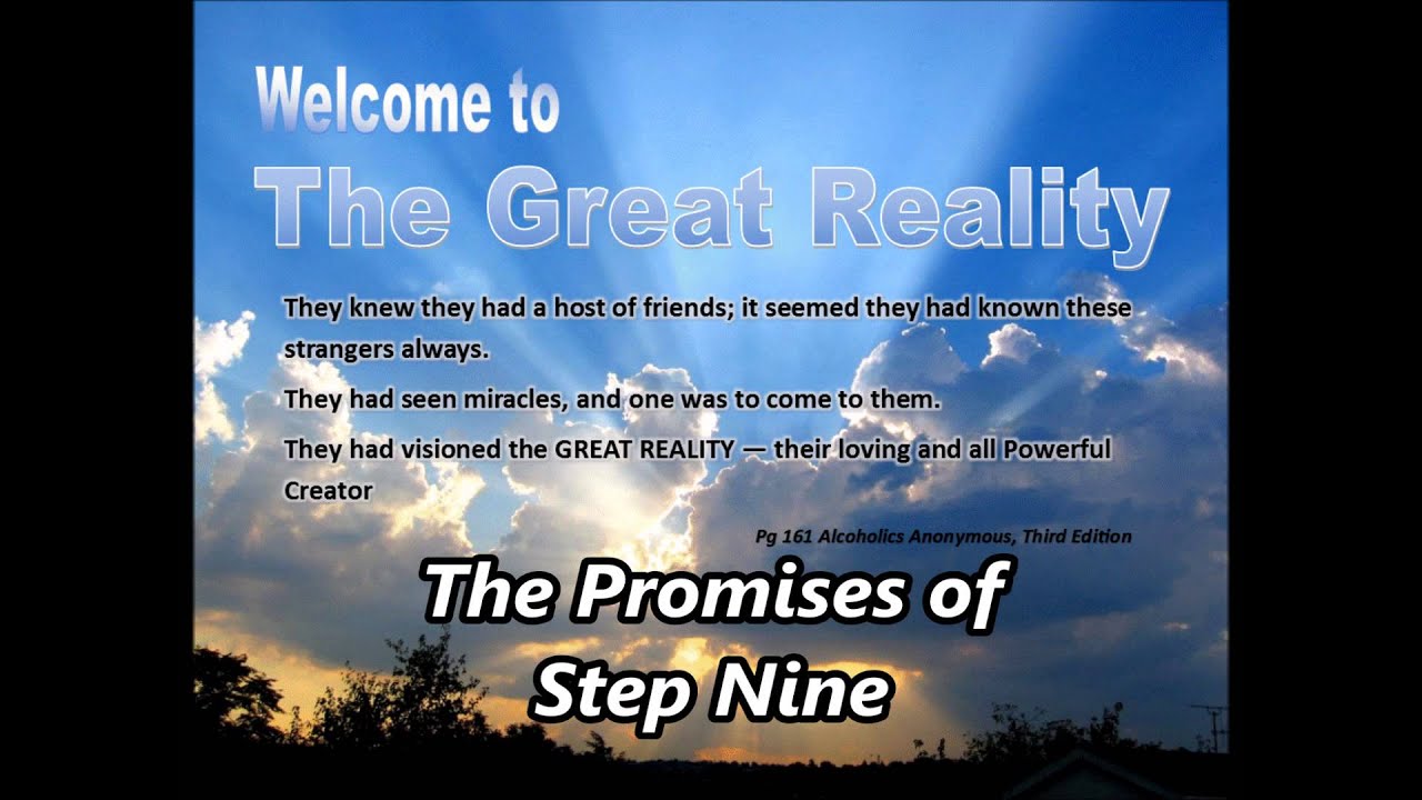 The Promises of Step Nine - YouTube