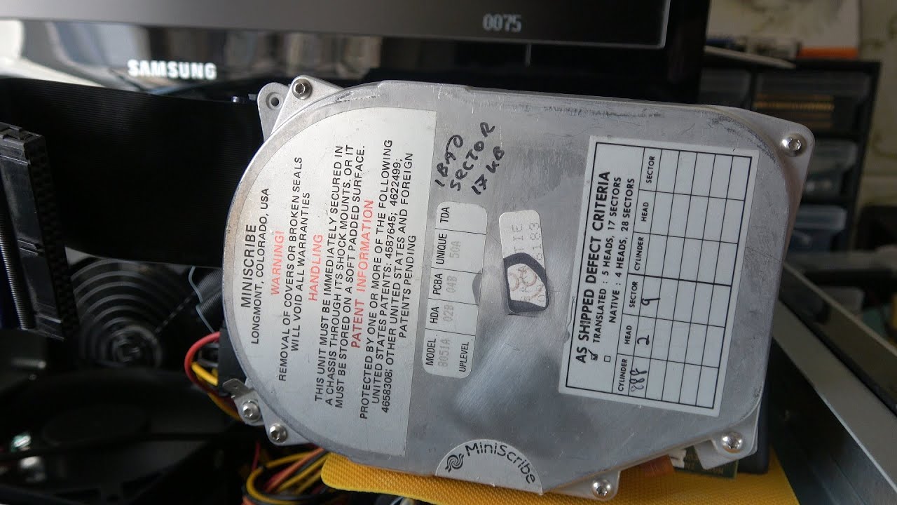 Miniscribe 8051A - YouTube