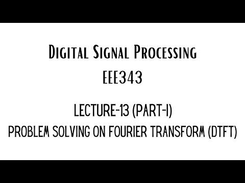 Lecture-13: (Part-II) - YouTube