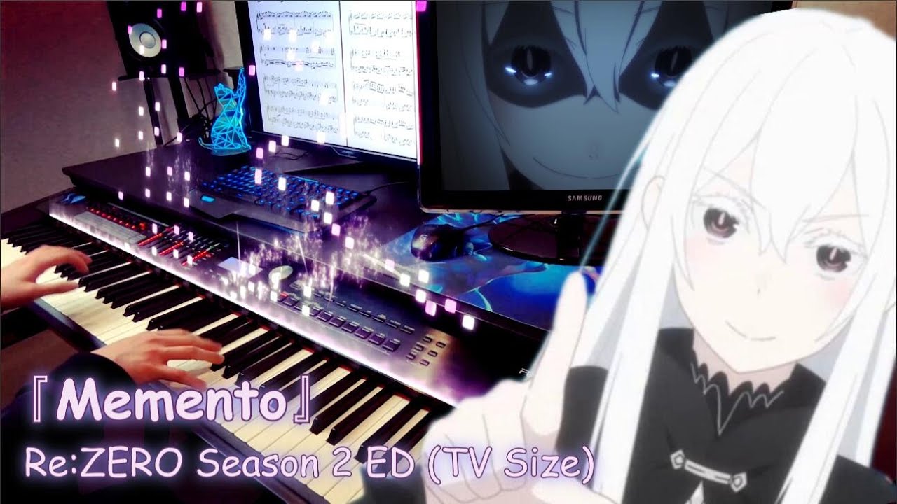 『Memento』Re:ZERO - Starting Life in Another World Season 2 ED Piano ...