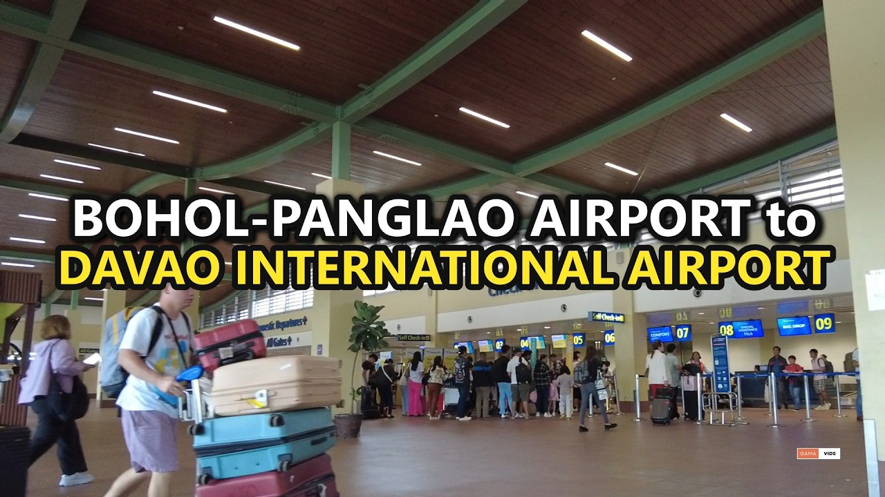 ️ Bohol-Panglao (TAG) to Davao (DVO) Flight | Philippine Domestic Air ...