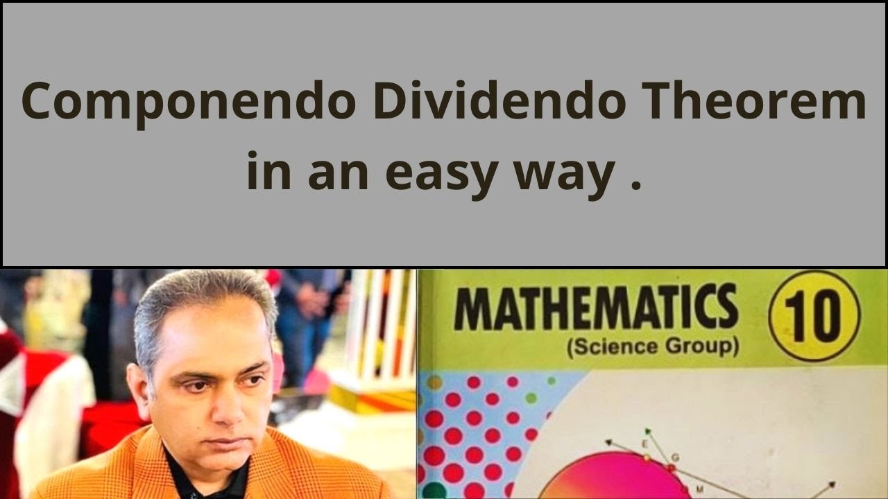 Componendo-Dividendo Theorem | Ex 3.4 Q # 2 (PART 3) | Maths with Sir ...