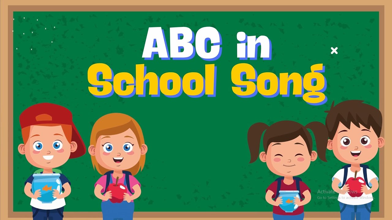 ABC Classroom Song | Learn about words in classroom | Nursery Rhymes ...