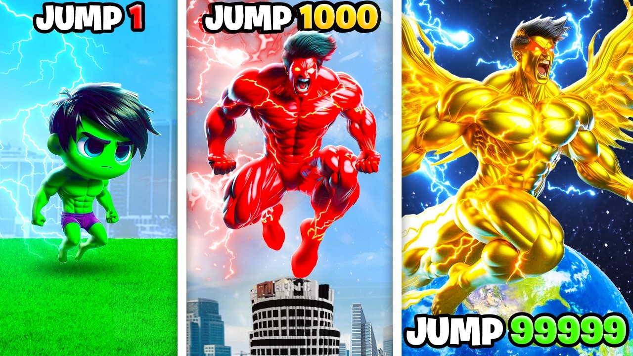 Hulk Upgrades With EVERY JUMP In GTA 5! - YouTube