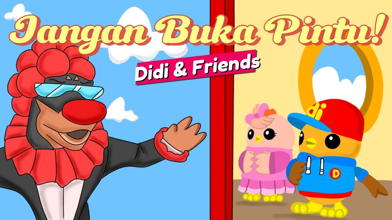 Didi and Friends Awas Jangan Buka Pintu | Lagu Baru Didi | Coloring ...