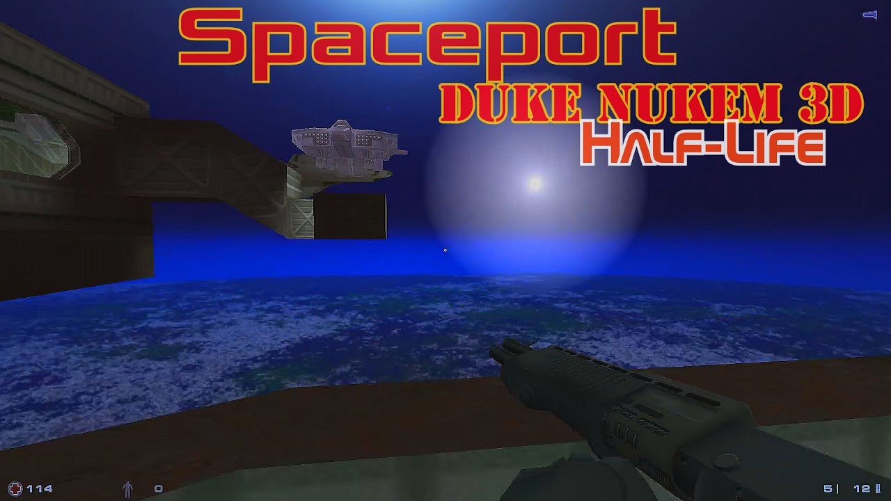 Spaceport Duke Nukem 3D Level 6 Remake Half-Life mod E2L1 - YouTube