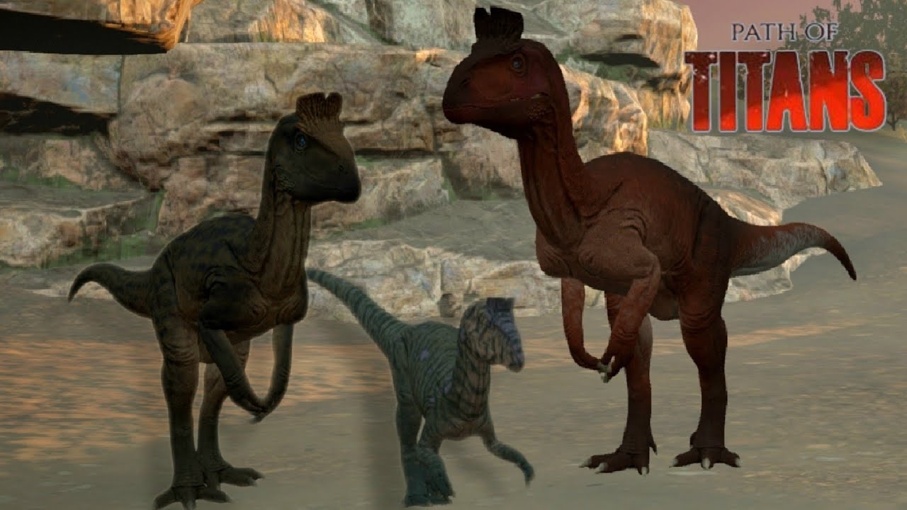 Nascendo de Ninho! família Cryolophosaurus + caçada ao Rex! Disputa por ...