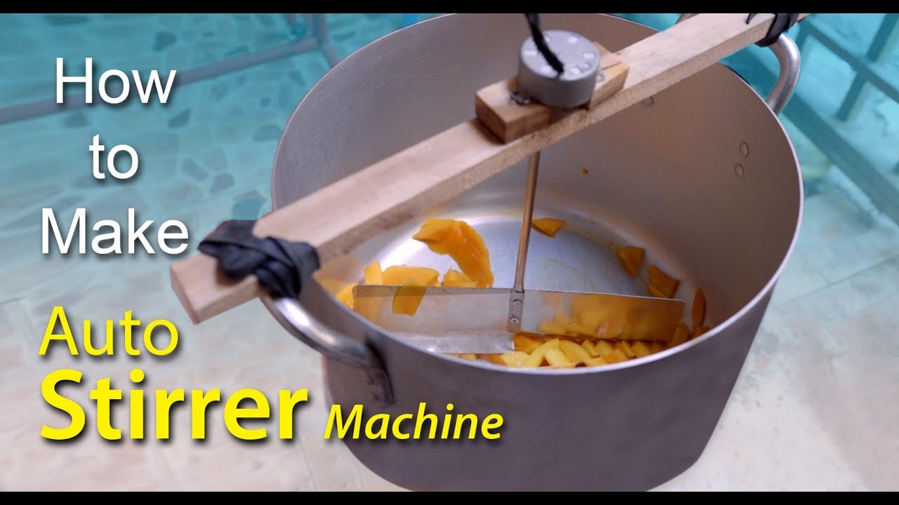 DIY Auto Stirrer Machine - YouTube