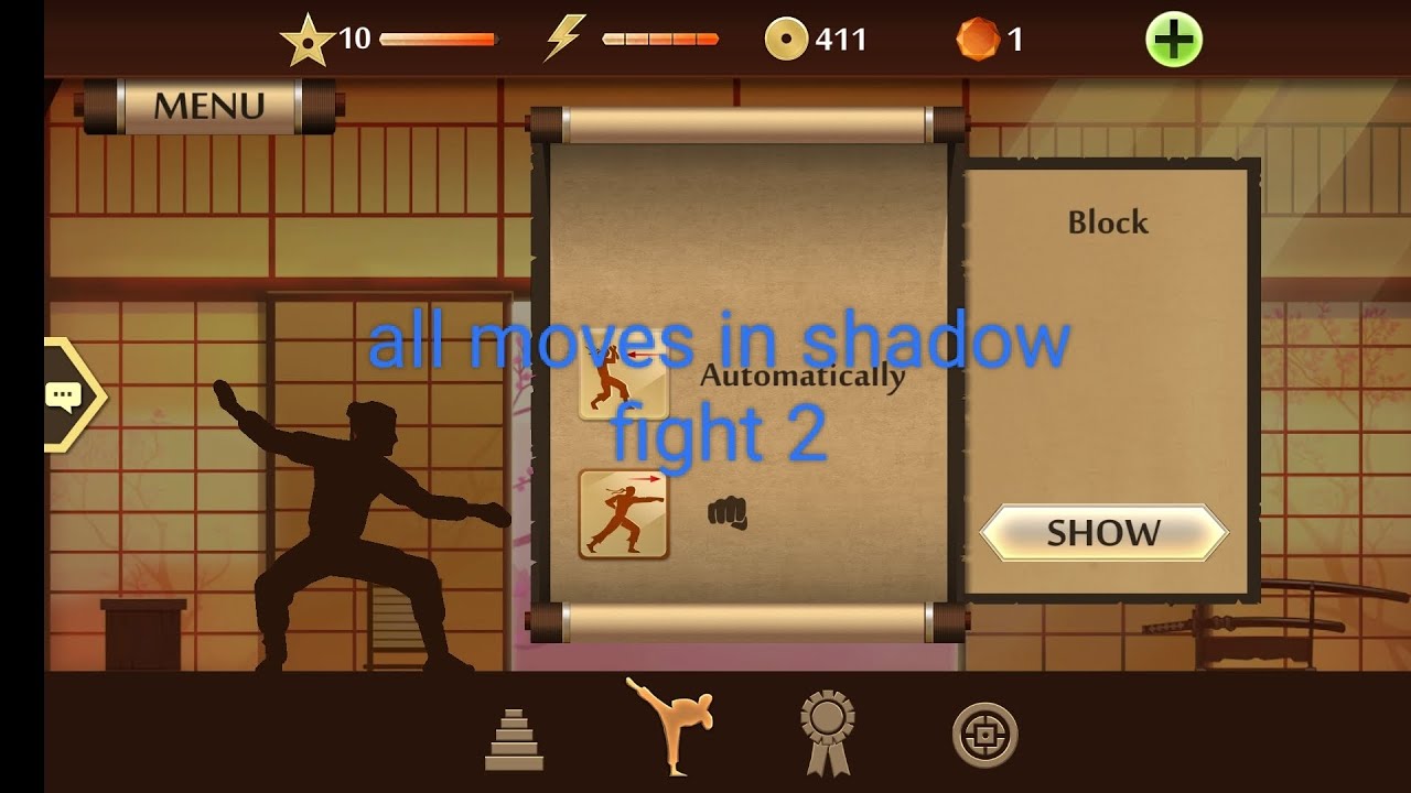 all moves in shadow fight 2 - YouTube