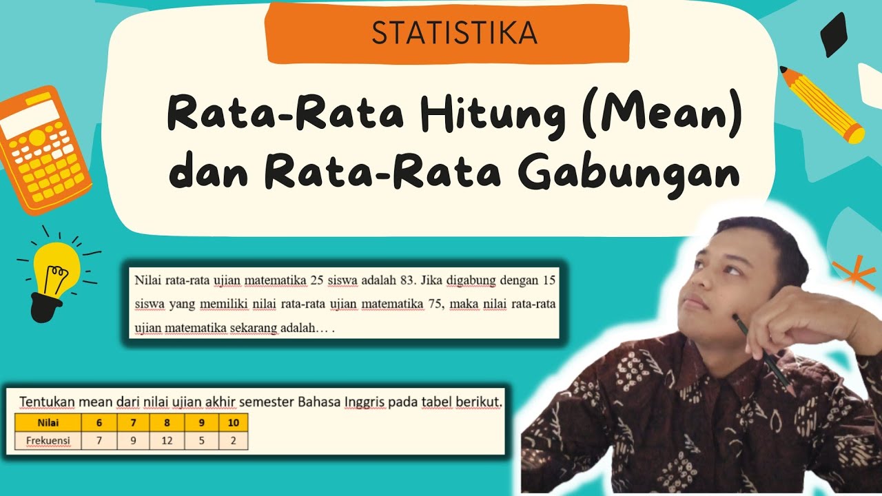 Statistika Kelas 8 [1] - Menentukan Rata-Rata (Mean) dan Rata-Rata ...