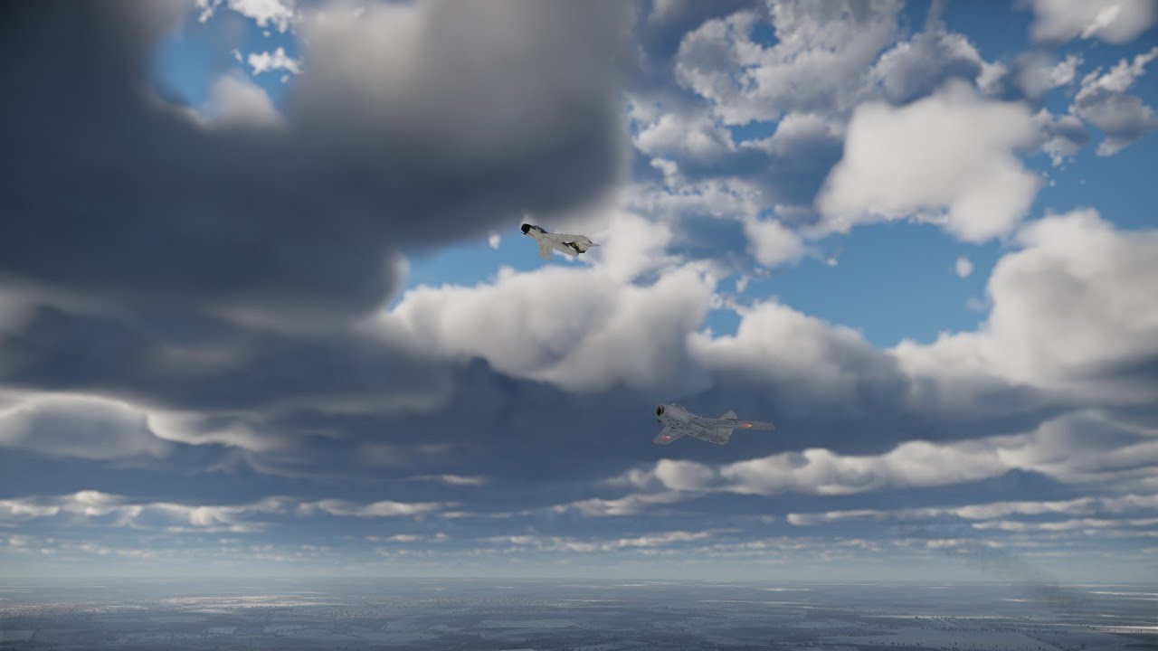 Flying in formation with friend w/ Mig-15 war thunder cinematic - YouTube