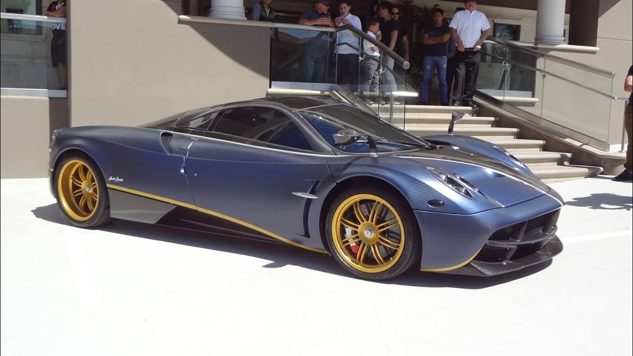 David Lee's Pagani Huayra 730s DaVinci at Hing Wa Lee Plaza Startup ...