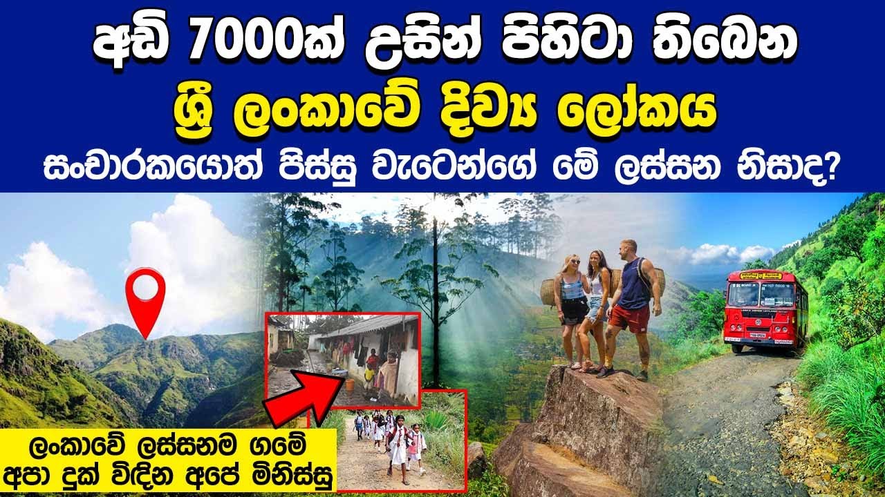 සංචාරකයොත් පිස්සු වට්ටන අඩි 7000ක් උඩින් පිහිටා තිබෙන ශ්‍රී ලංකාවේ දිව් ...