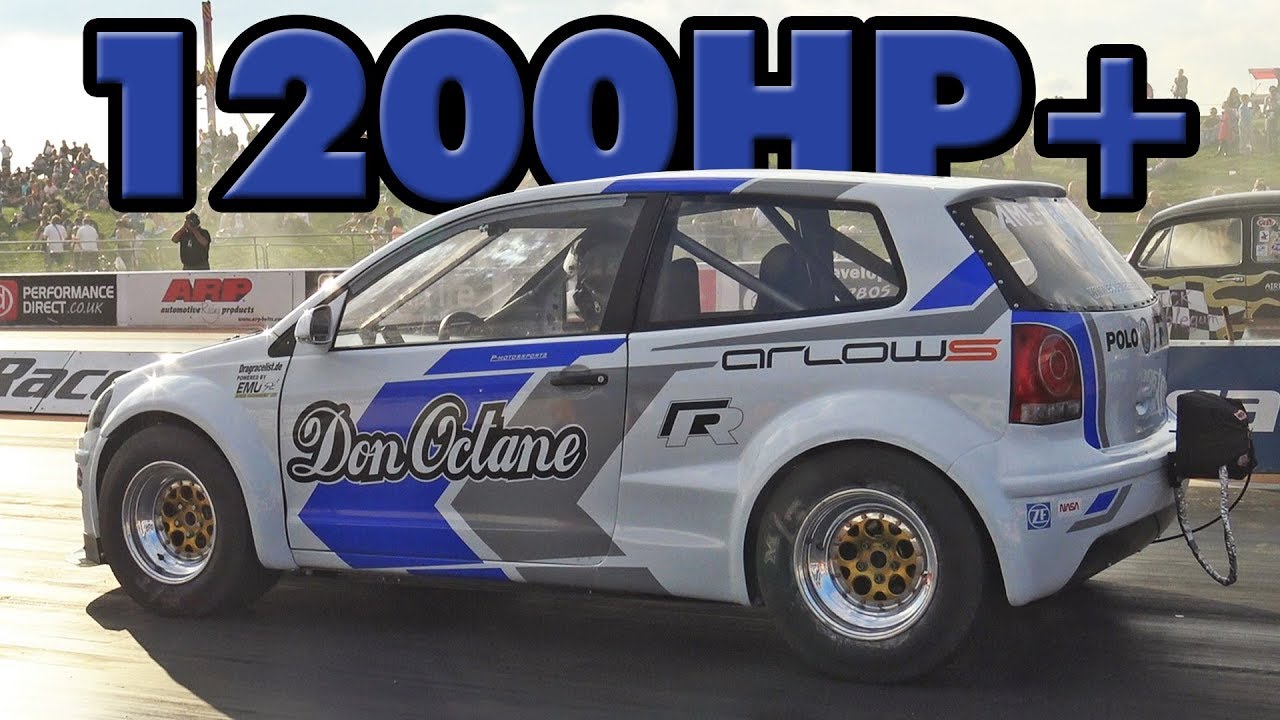 THE WORLD'S FASTEST VW POLO AT SANTA POD RACEWAY! - YouTube