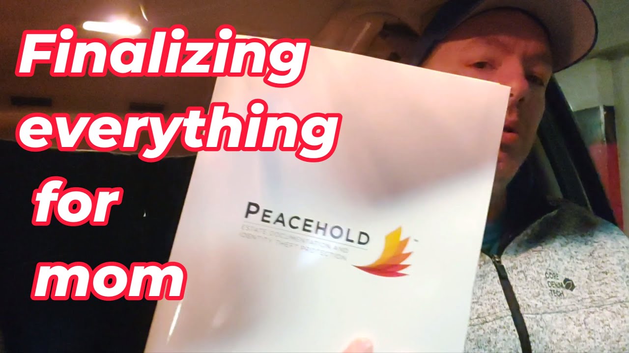Finalizing moms paperwork for gov emotional for me - YouTube