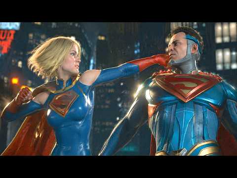 SUPERGIRL Vs SUPERMAN FIGHT SCENE PS5 Pro [4K]