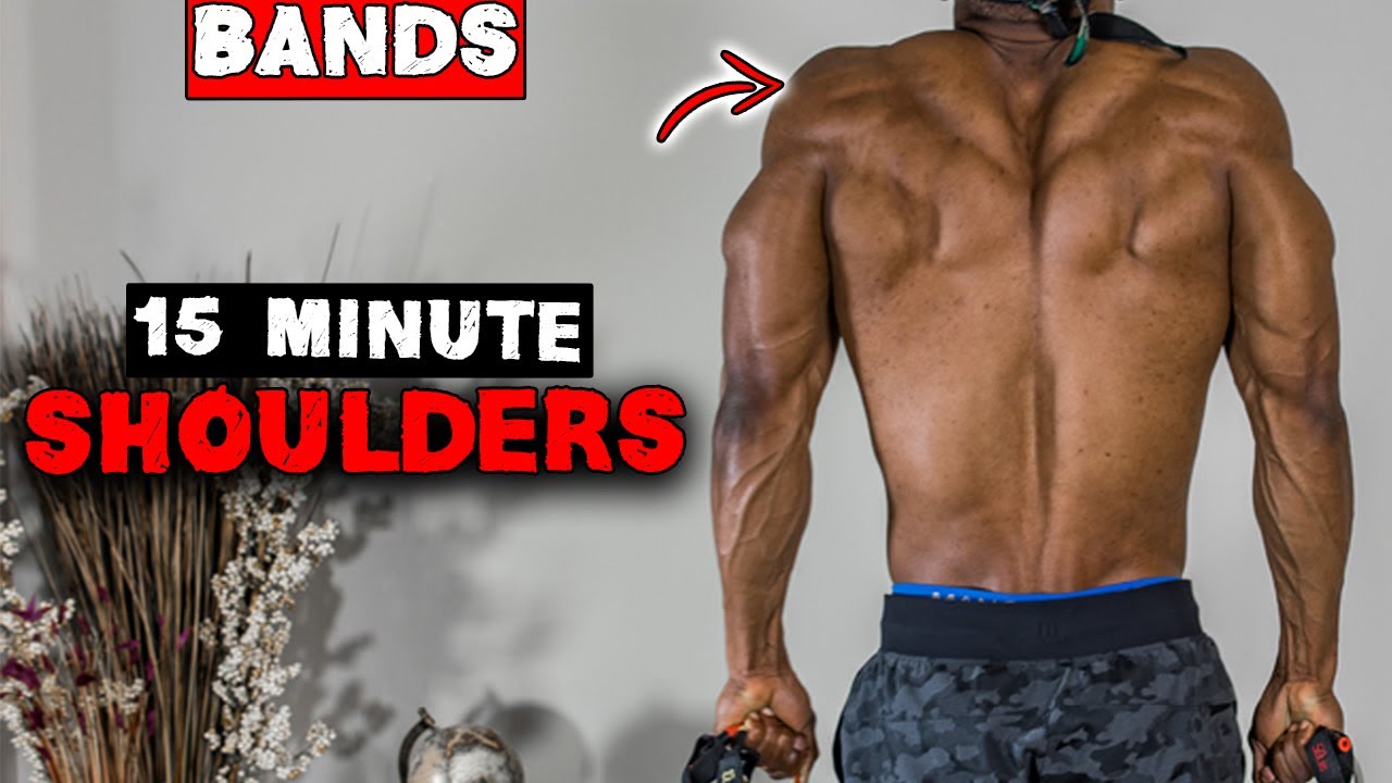 15 MINUTE SHOULDERS WORKOUT WITH FITBEAST RESISTANCE BAND - YouTube