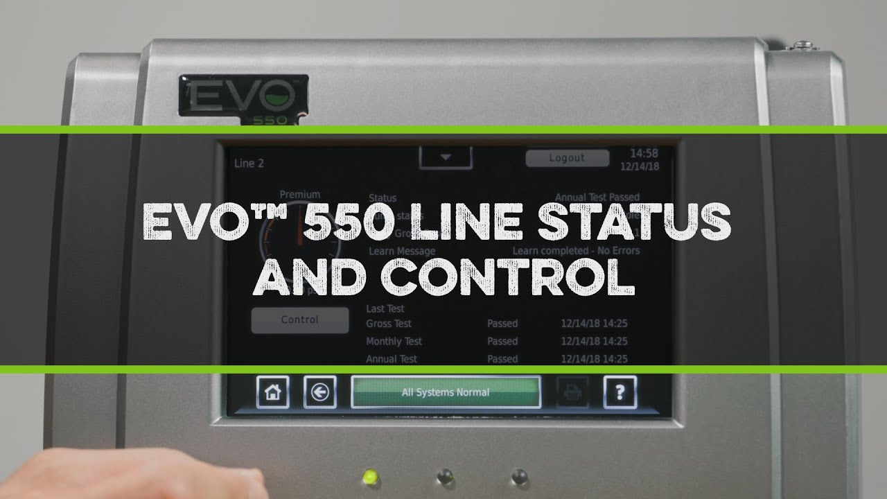 Evo 550 Line Status and Control - YouTube