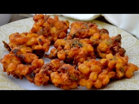 Corn Pakoda || Corn Pakora || Crispy Corn pakoras || corn fritters ...