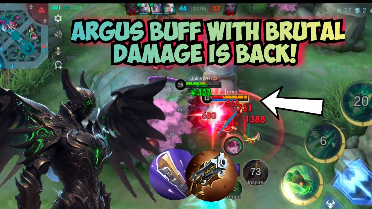 ARGUS BUFF WITH BRUTAL DAMAGE IS OVERPOWER! - ARGUS BUFF 2024 - ARGUS ...