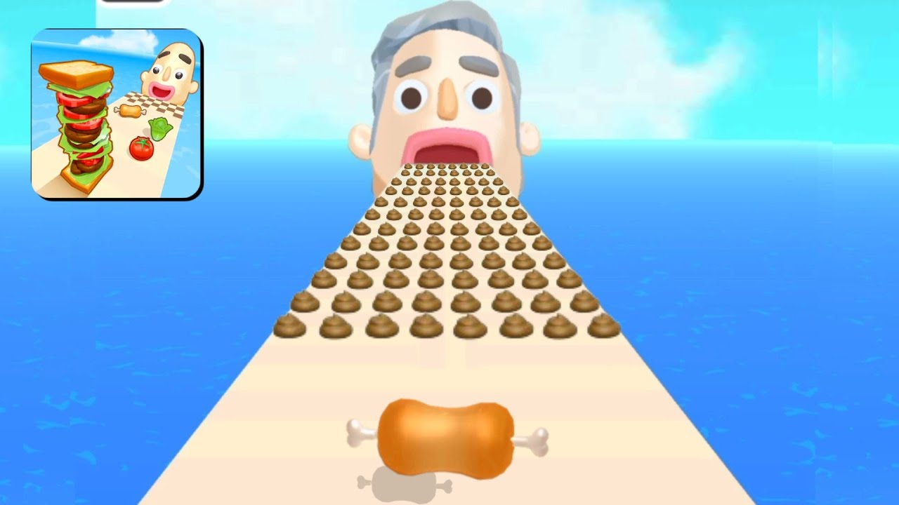 SANDWICH RUNNER vs MERGE FELLAS,TALL MAN RUN 3D,DRAW TO SMASH.Trailer ...
