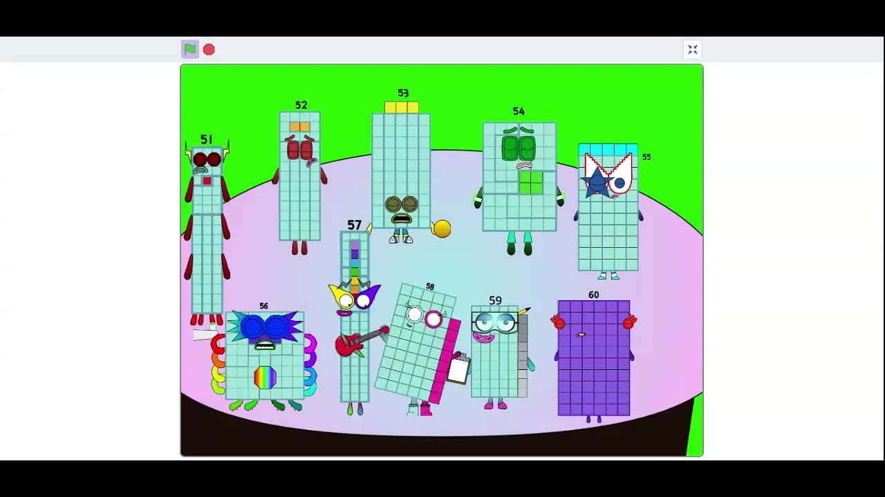 Numberblocks Band 51 to 60 (2020) - YouTube