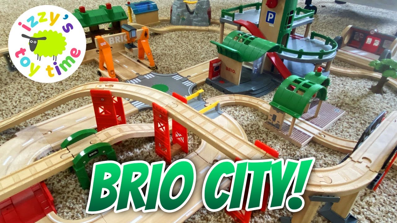 FAN REQUEST! Pure BRIO Train Track! Fun Toy Trains for Kids - YouTube
