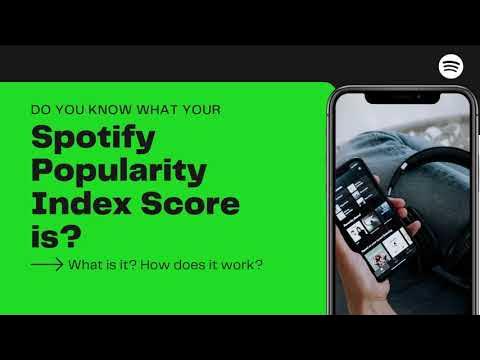 What is The Spotify Popularity Index Score and How To Find Yours - YouTube