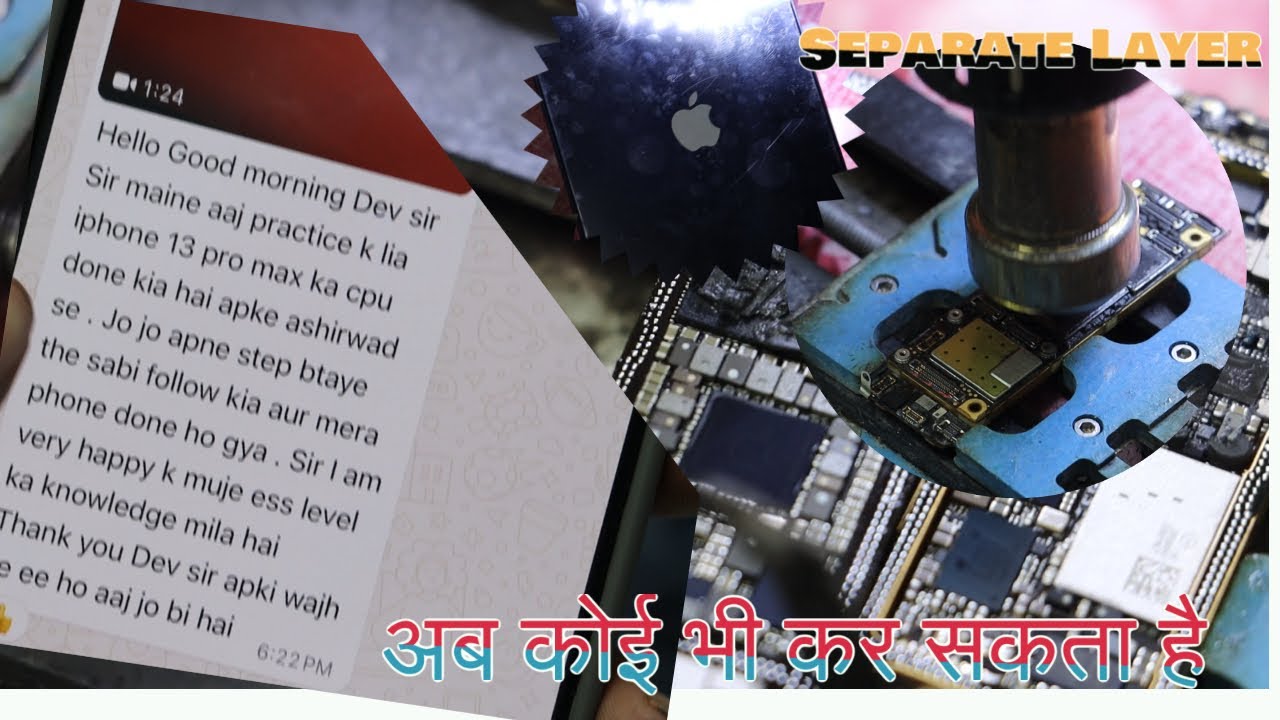 🛑Separate Two Layers of PCB with Knowledge of Heat & air l iPhone or ...