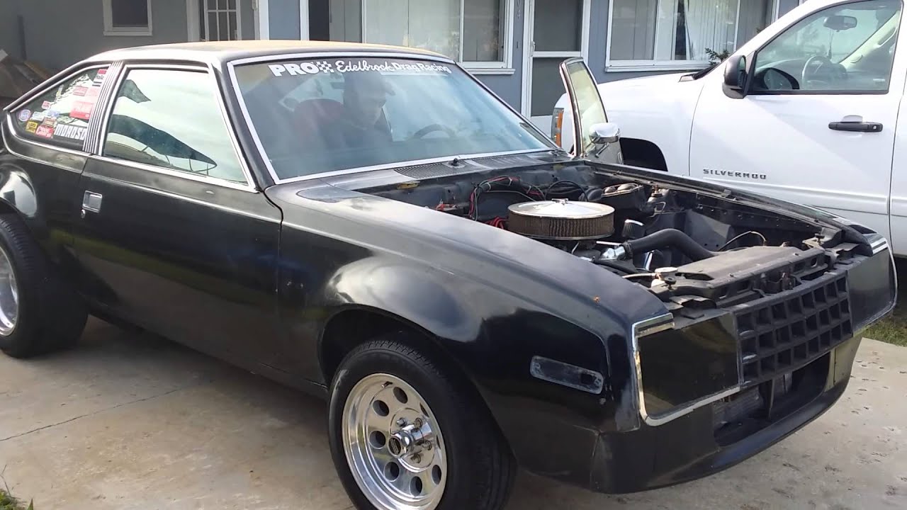 1979 amc spirit 383 stroker chevy - YouTube