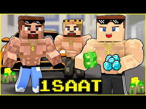MİNECRAFT KASLI KEREM KOMİSER, ZENGİN VE FAKİR ZENGİN OLDU FİLMİ! 😱 - Minecraft