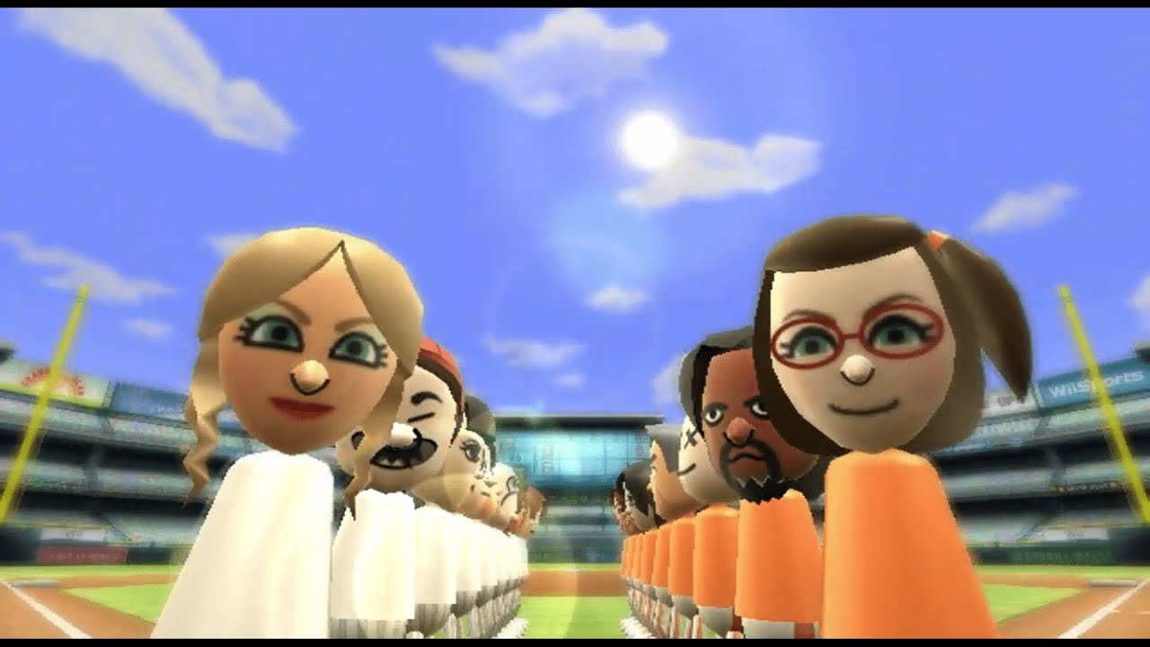 Wii Sports Baseball Tournament - kelly vs Aya - YouTube
