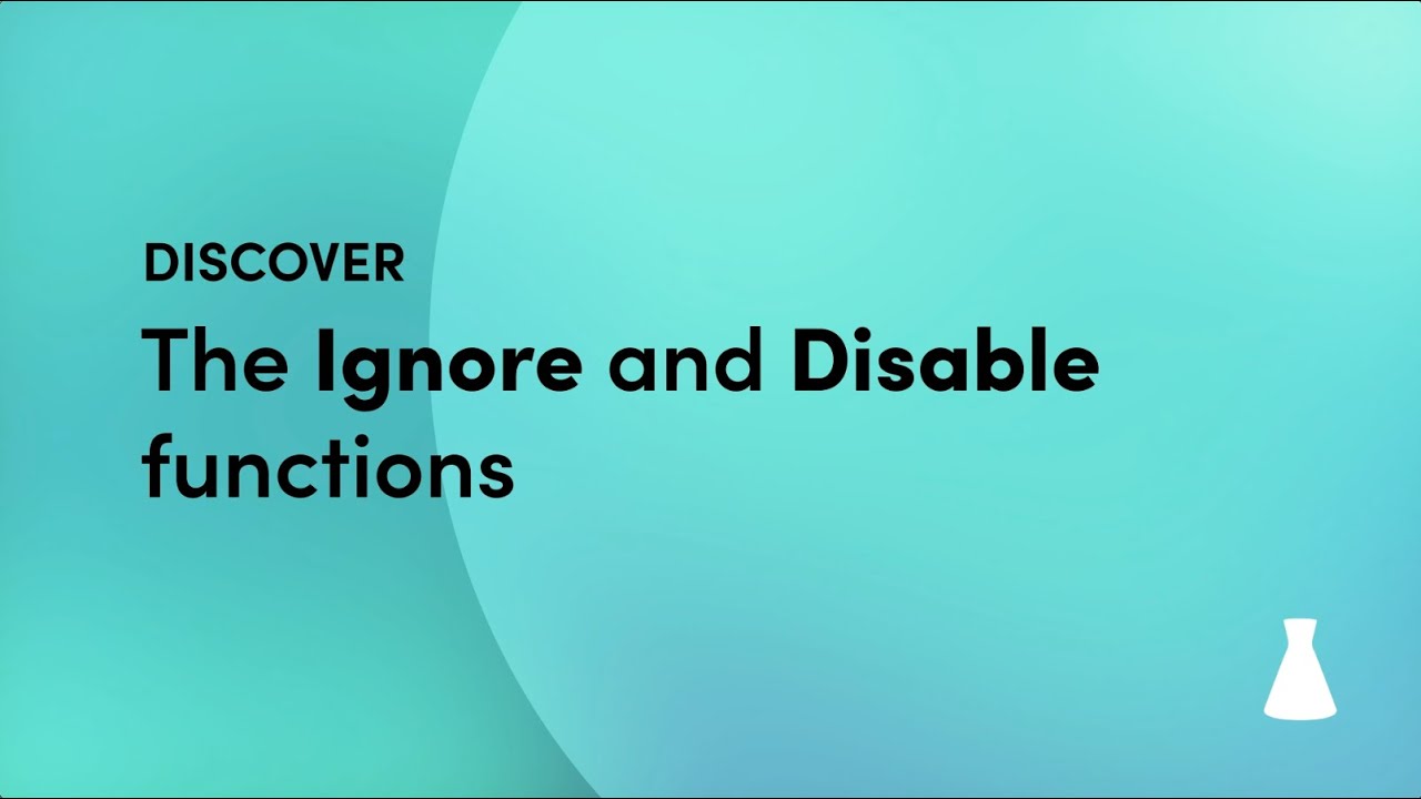 Discover the Ignore and Disable functions | Antidote Mini Tutorials ...