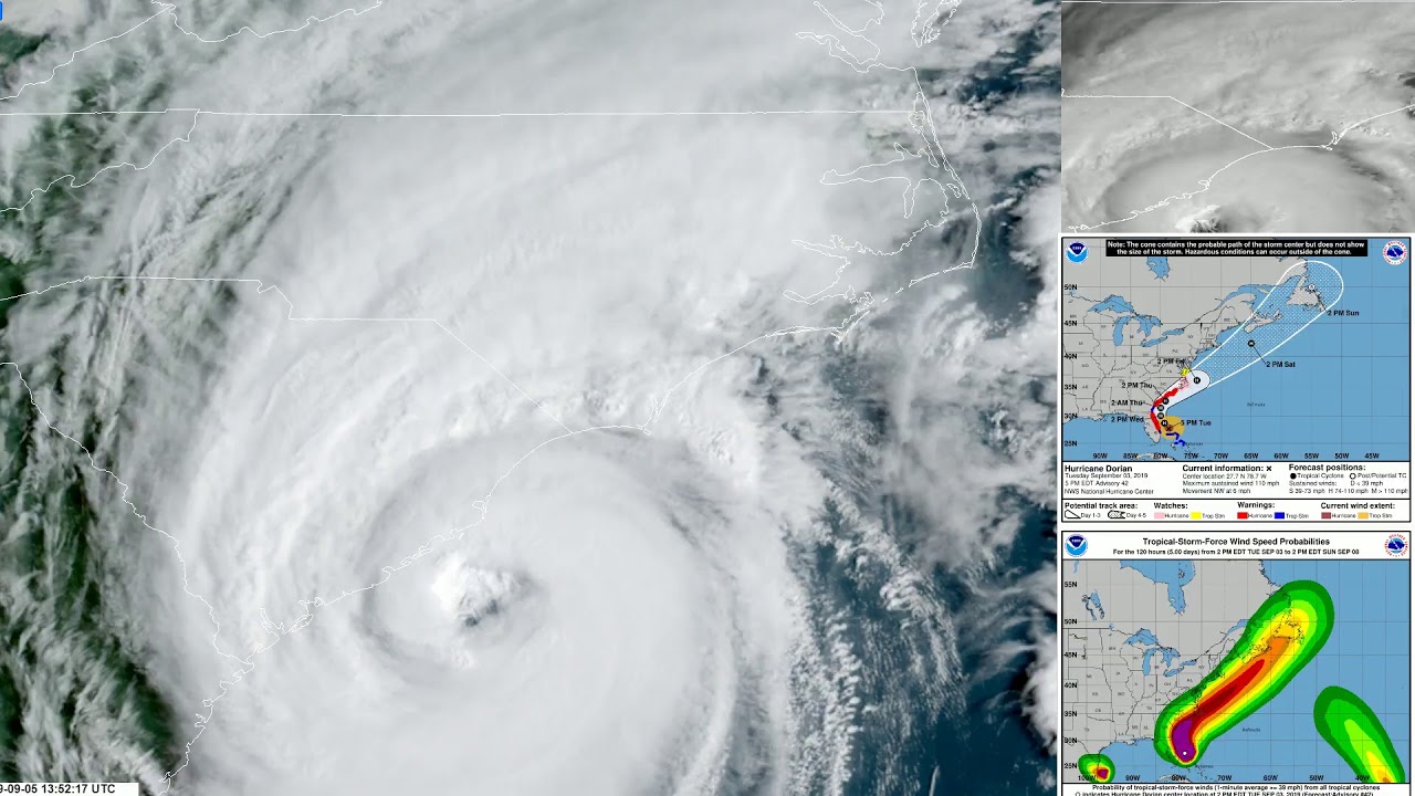 Hurricane Dorian: Track, models, forecast | NTK News Channel Live - YouTube