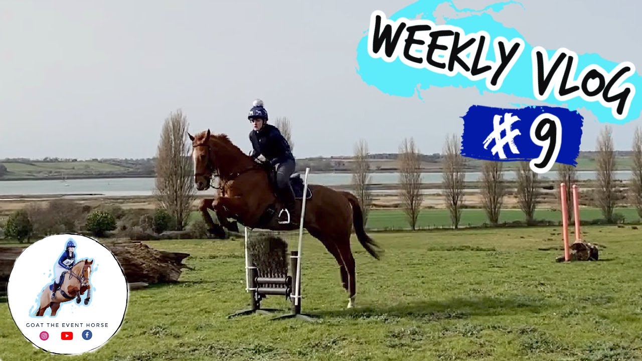 WEEKLY VLOG #9 | LOG JUMPING & DITCH PRACTISE | GOAT THE EVENT HORSE ...