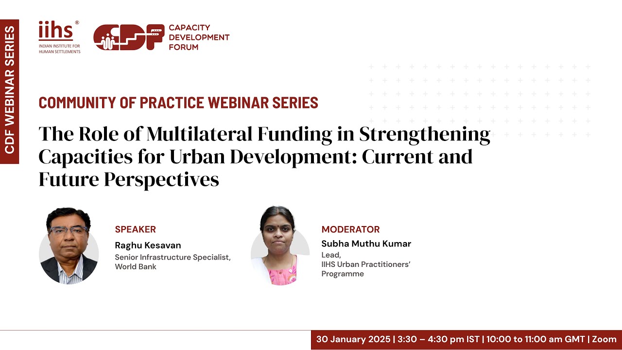 CDF Webinar | The Role of Multilateral Funding in Strengthening ...