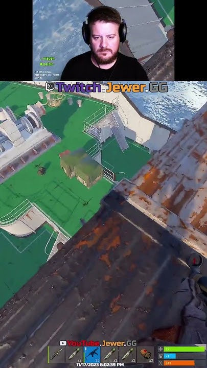 Cargo Balloon Jewer Rust Shorts Rustgameplay Rustconsole Playrust Twitch Youtube