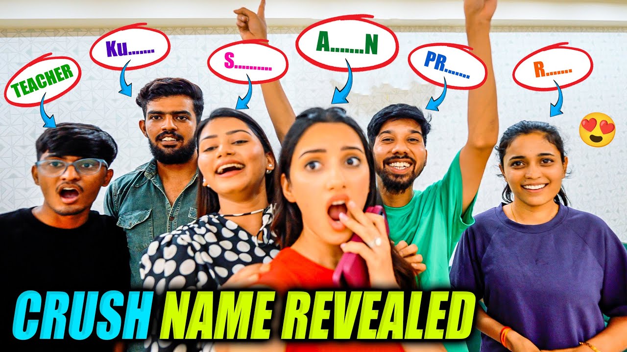 Team's first CRUSH name Revealed 😍 | A FUN VLOG - YouTube