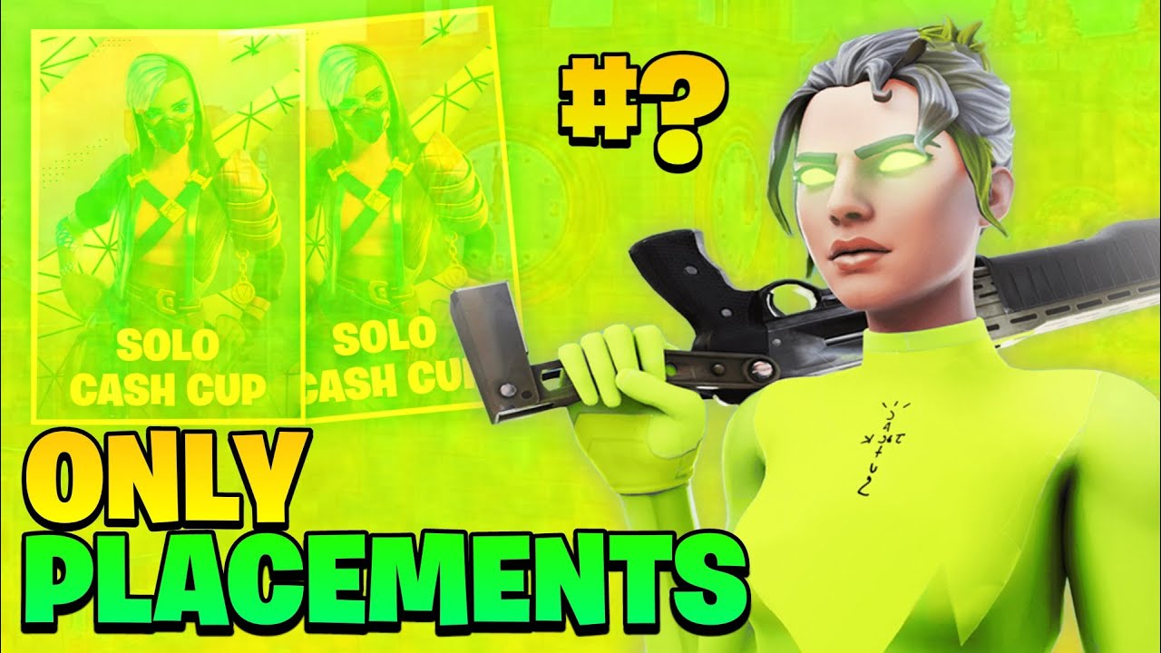 Sind PLACEMENTS der SCHLÜSSEL im SOLO RAGE CUP? 🔑🦥 | Solo Cash Cup ...