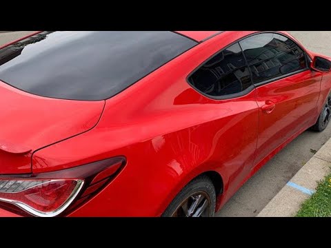 How To Remove: 2013 genesis coupe Rear Deck lid - YouTube