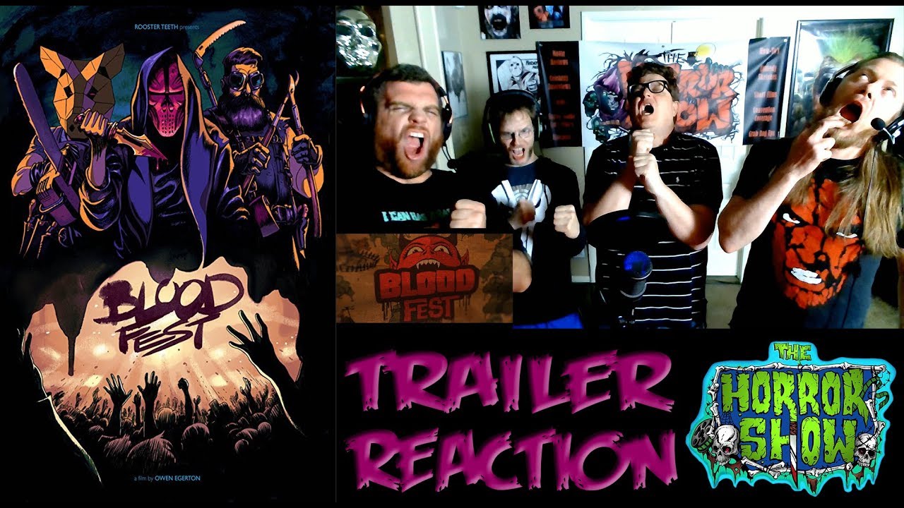 "Blood Fest" 2018 Rooster Teeth Horror Movie Trailer Reaction - The ...