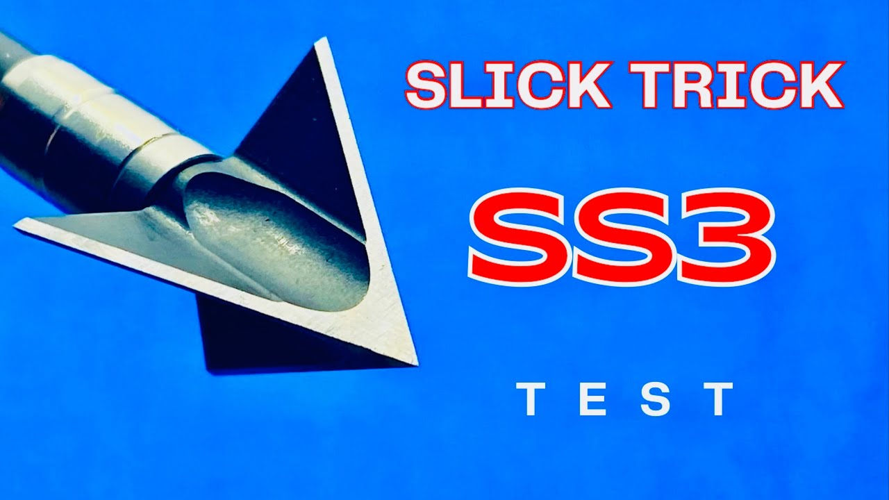 SLICK TRICK SS3 100 gr Broadhead Test - YouTube
