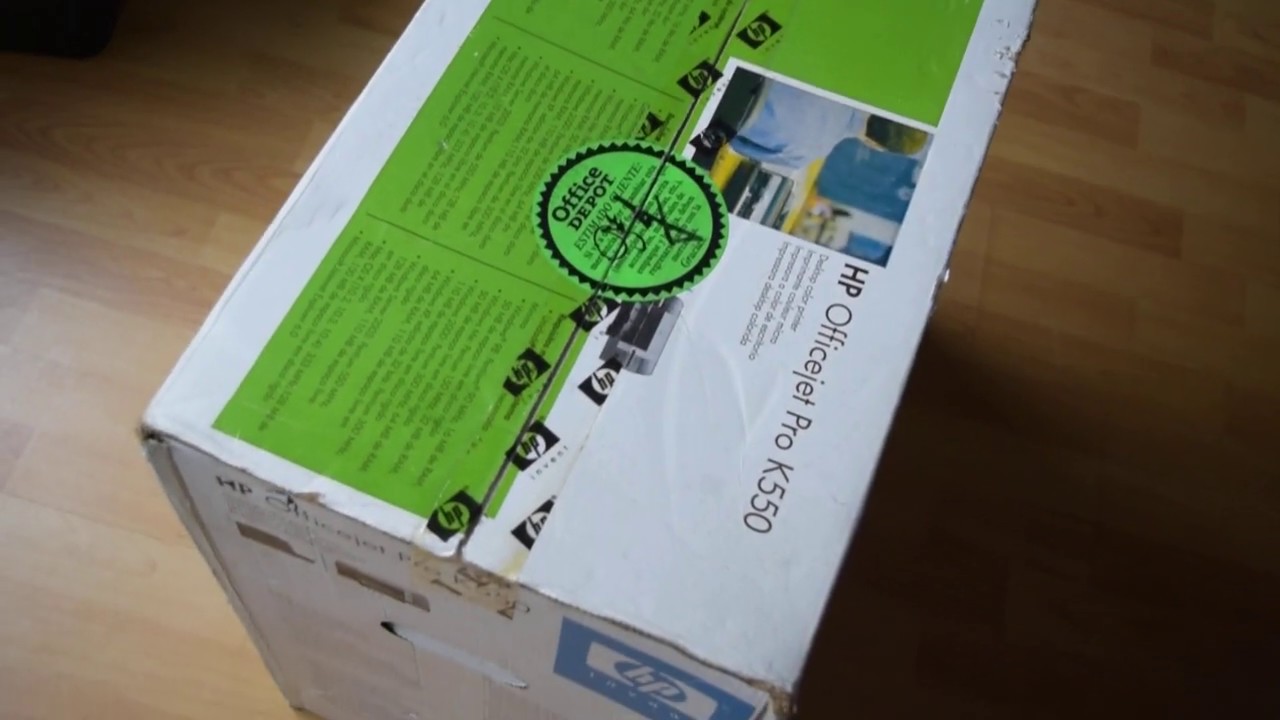 Impresora HP officejet Pro k550 - YouTube