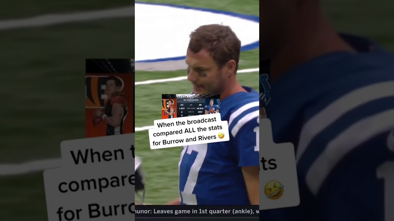 Burrow vs Philip Rivers NFL Stats - YouTube