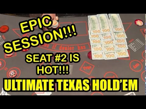 ULTIMATE TEXAS HOLD'EM in Las Vegas! EPIC WINNING SESSION! 🤑💵💰 - YouTube