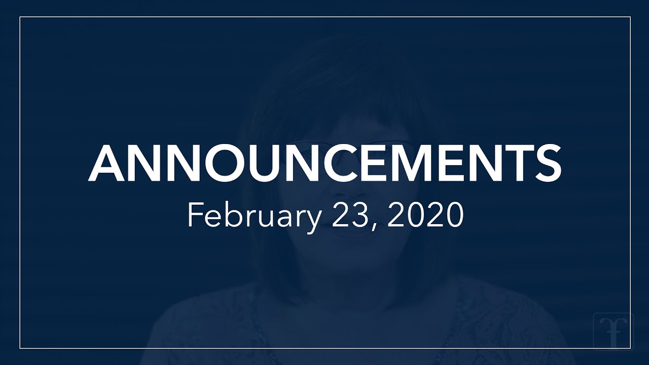February 23, 2020 - YouTube