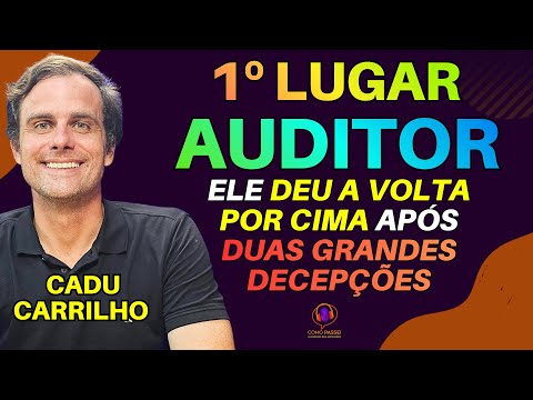 Aprovado 1º Lugar Concurso Público Auditor Fiscal | Podcast: Cadu Carrilho