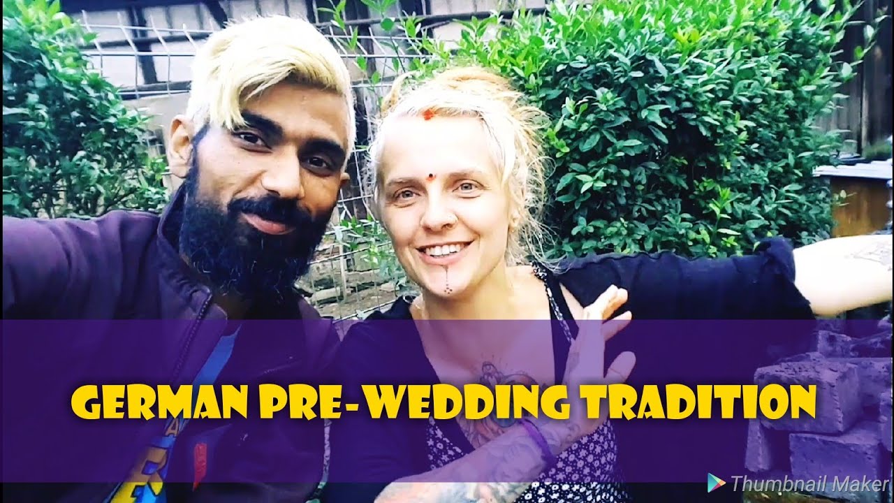 DAY 76 | GERMAN WEDDING TRADITION | Polterabend | INDIAN ABROAD Family ...