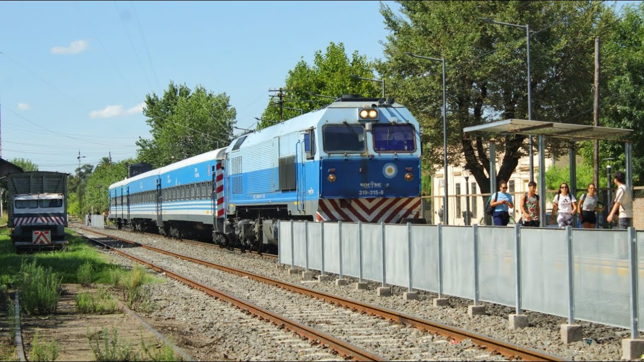 FCDFS | EMD J26 319.315-8 Llegando a MERLO | 17-02-2025. - YouTube