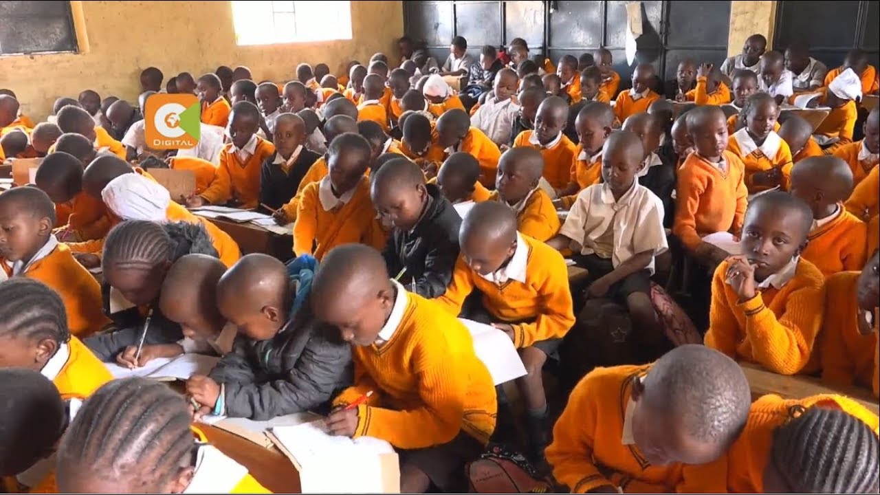 Plight of pupils in overcrowded Mwiki Primary School - YouTube